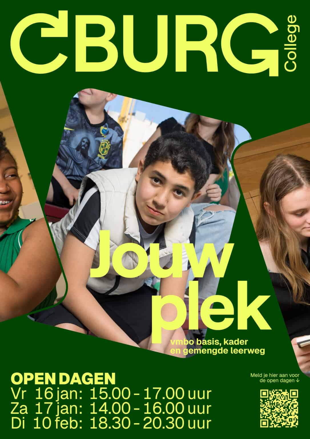 Aanmelden hogere leerjaren - Cburg College